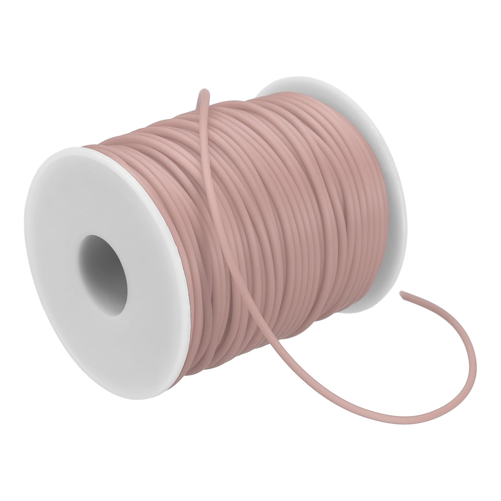 PATIKIL Hollow Pipe Rubber Cord 55 Yards 2mm, PVC Rubber Tube Cord 1mm ...