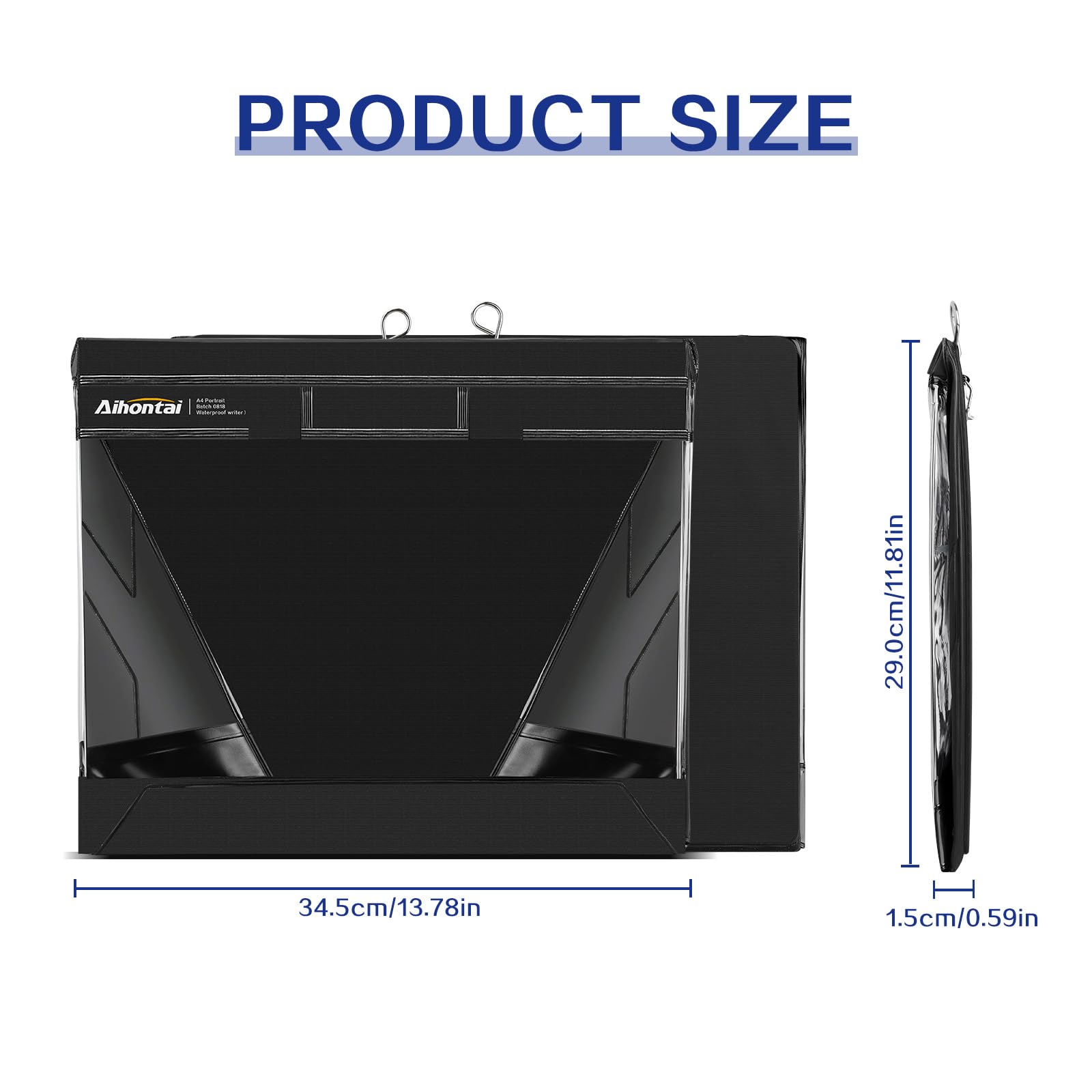 Waterproof Clipboard, Aihontai Multipurpose Clipboard A4 Landscape Size ...