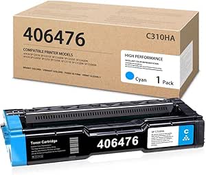 Amazon.com: DOPHEN 1 Pack 406476 Type SP C310HA Toner Cartridge Cyan Replacement for Ricoh ...