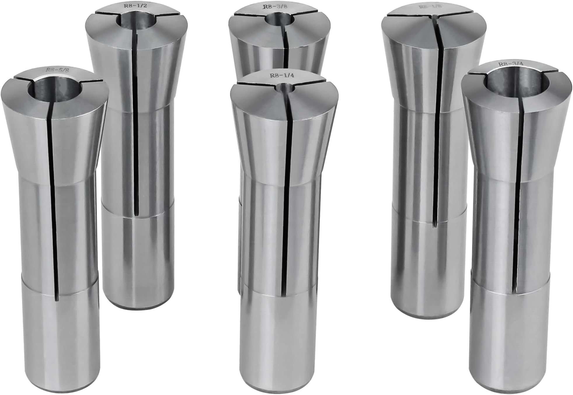 BTSHUB 23pc 1/16-3/4 inches Precision R8 Collets Set Mill Chuck Holder ...