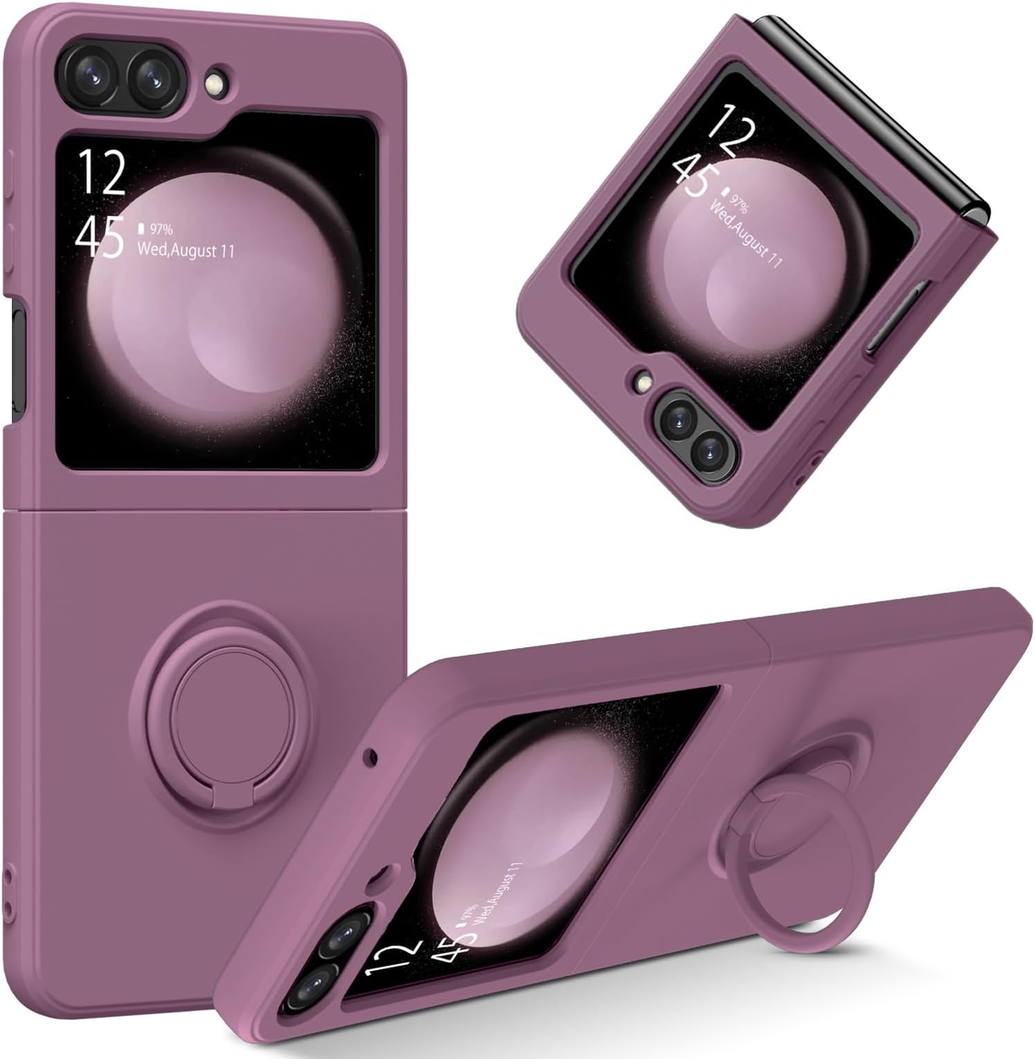 Simpeak Case Compatible with Samsung Galaxy Z Flip 5 5G, Soft Silicone ...