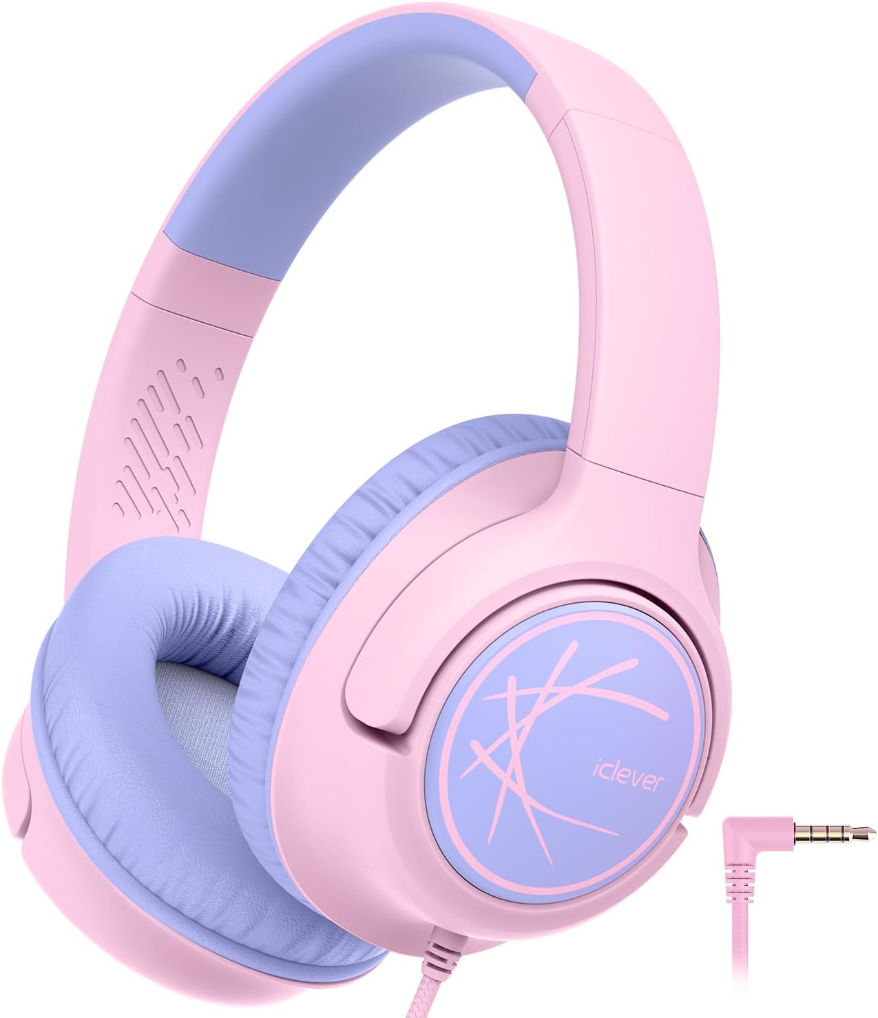 iClever Kids Headphones, Wired Headphones for Kids 85dBA Safe Volume ...