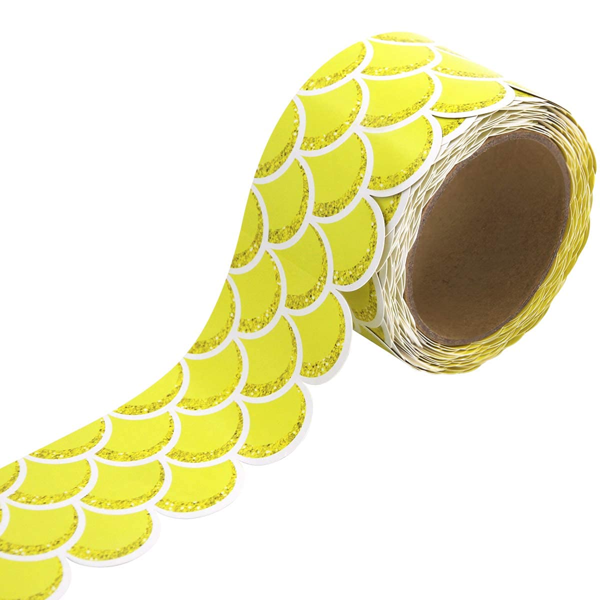 Yellow Scallops Bulletin Board Border 36ft Per Roll Two Sided Yellow ...