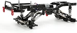 Amazon.co.jp: カーフレームキット、RC カーアクセサリー、RC カーシャーシ、WPL 用 RC (ブラック S-WPL ...