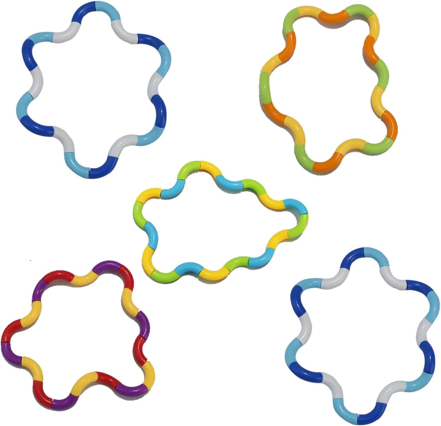 5PCS Tangle Fidget Toy, Stress Relief Finger Toys, Stress Relief ...
