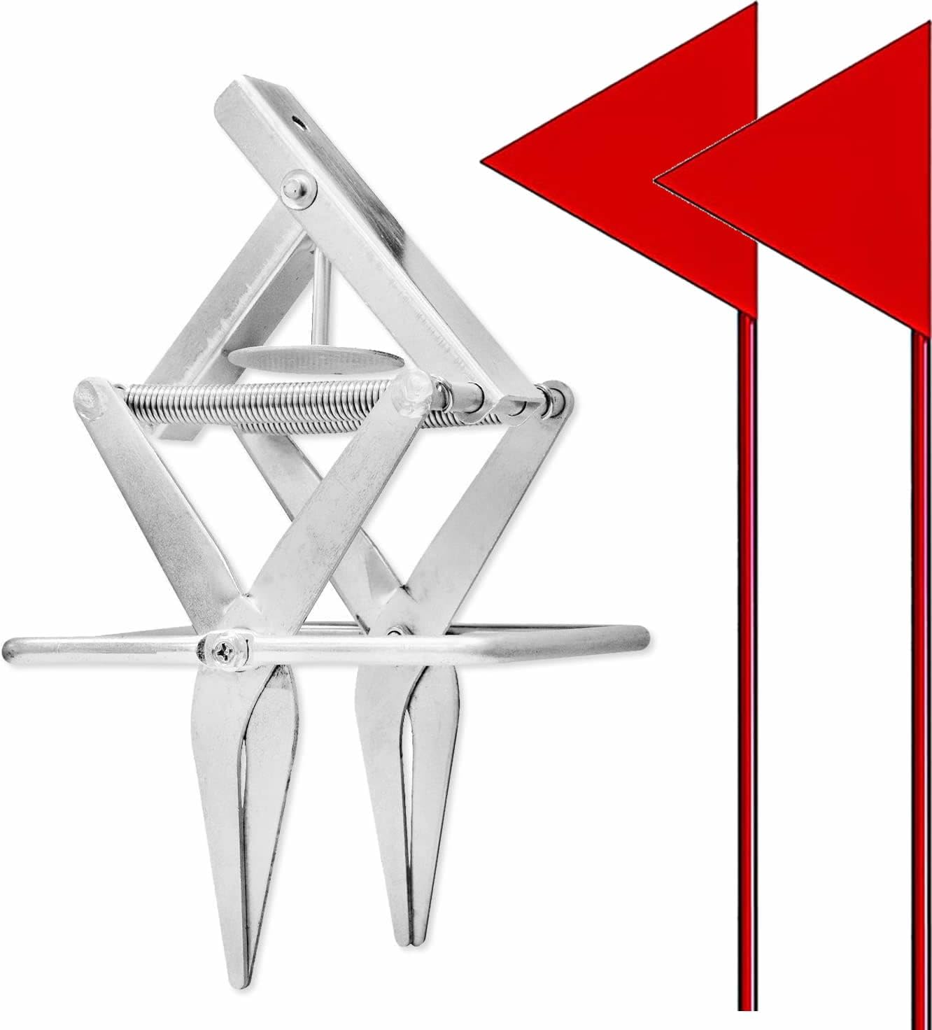 Amazon.com : Mole Trap Easy Setup with Quick Kill Reusable Scissor Trap ...