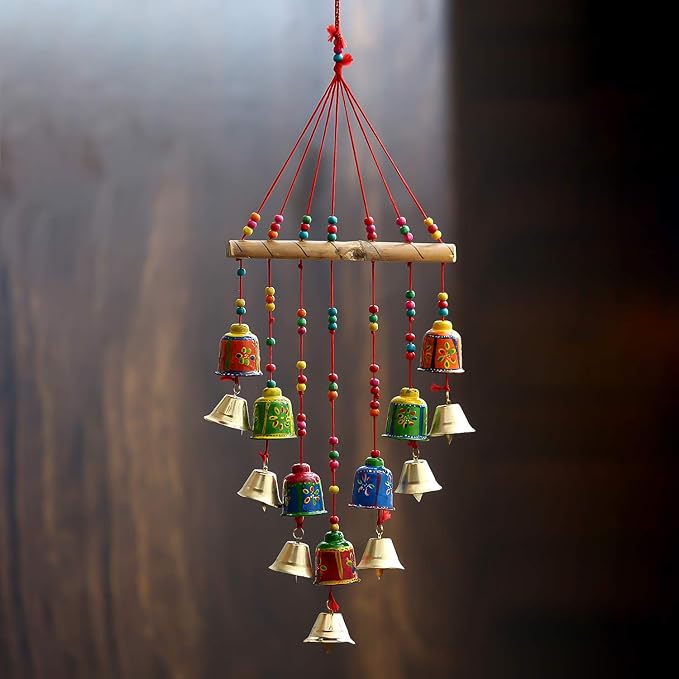 eCraftIndia Handcrafted Decorative Wall/Door/Window Hanging Bells ...