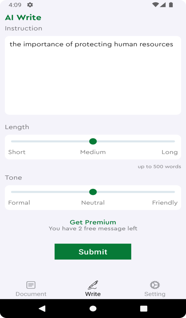AI Write - App on Amazon Appstore