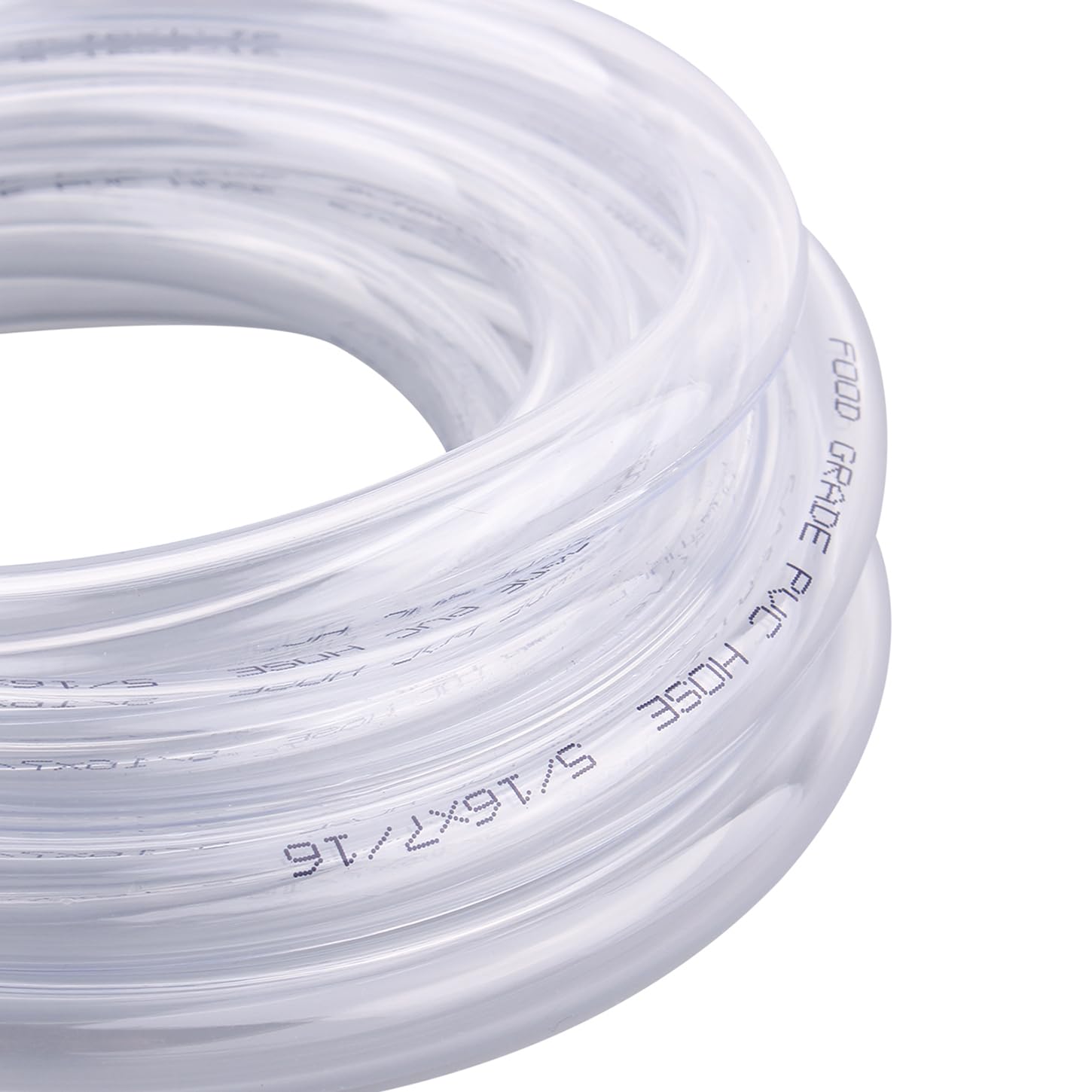 Snapklik.com : PVC Tubing 5/16ID X 7/16OD Flexible Clear Vinyl Hose 10 ...