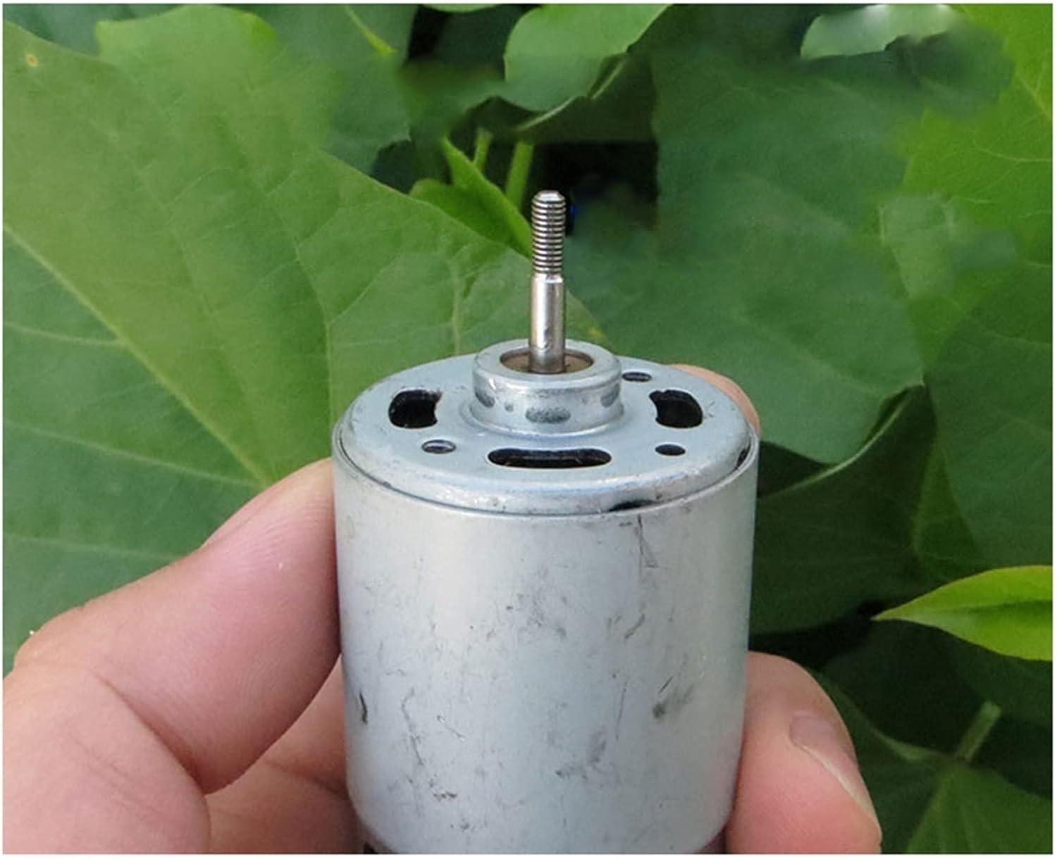 Amazon.com: RUBANX dc Motor Threaded Shaft 7.4V High Speed 550 DC Motor ...