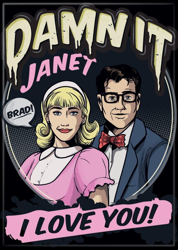 Amazon.com: Ata-Boy Rocky Horror Show Quote Damn It, Janet Janet and ...