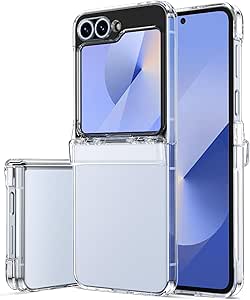 Amazon.com: Vihibii for Samsung Galaxy Z Flip 6 and Z Flip 7 FE Case with Rugged Hinge ...