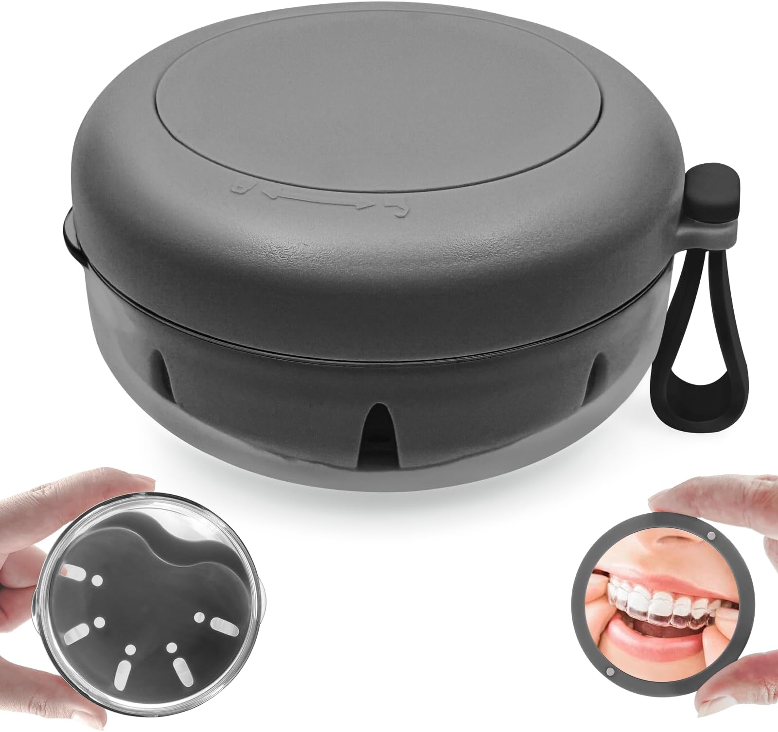 Amazon.com : Large Denture Baths Cup, False Teeth Bath Cup with ...