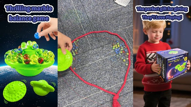 Birthday Party Game Perfection Game Wobble Marble Stacking Game ...