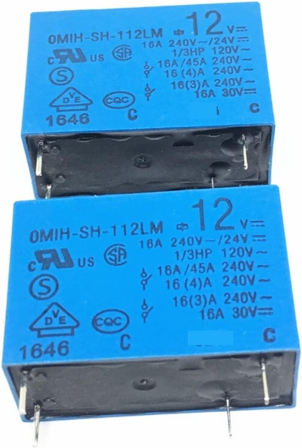 2PCS Relays OMIH-SH-112LM OMIH-SH-124LM 16A 4PIN 12V 24V Power Relay ...