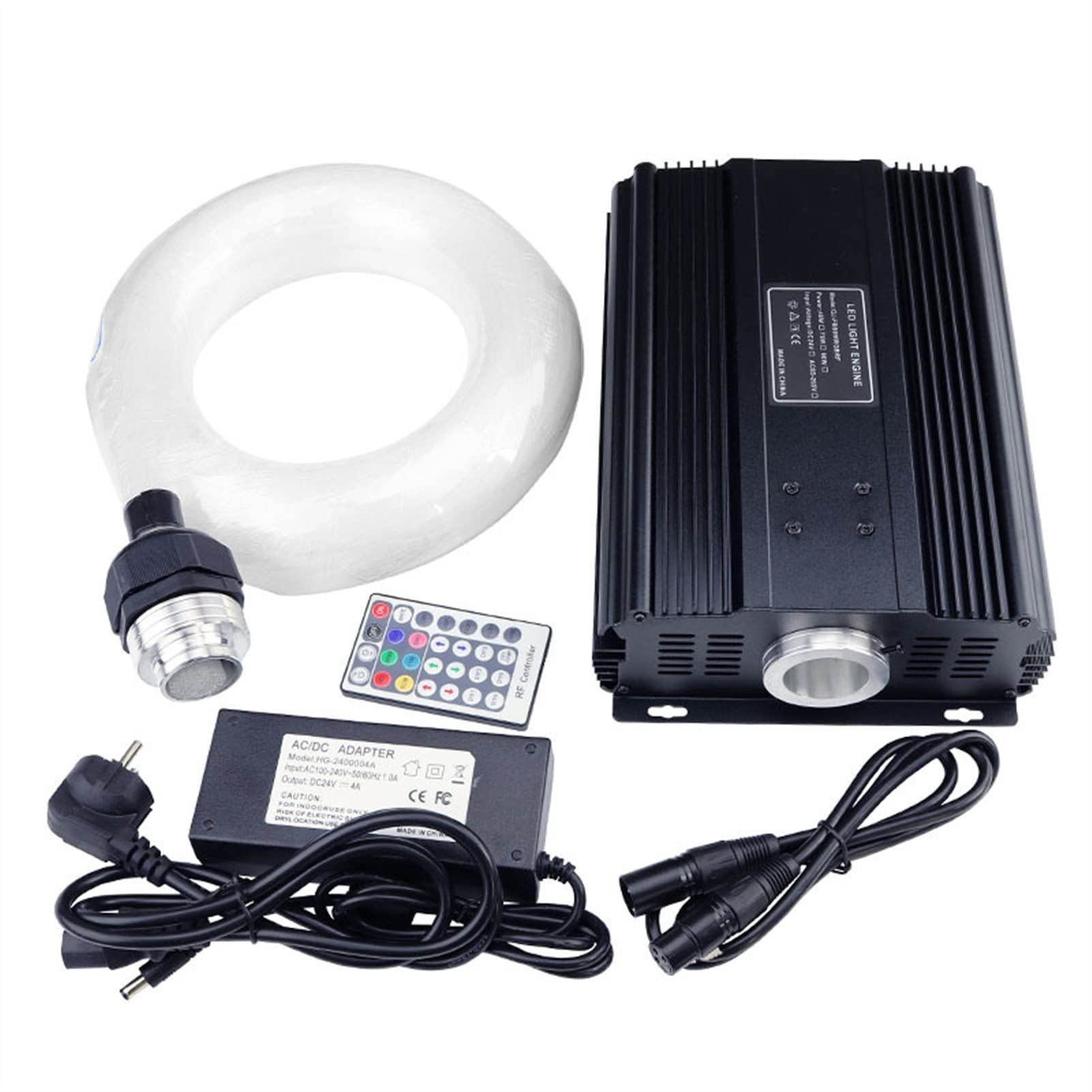 Buy VULDO DMX 90W RGB LED Fiber Optic star ceiling kit light 0.75mm ...