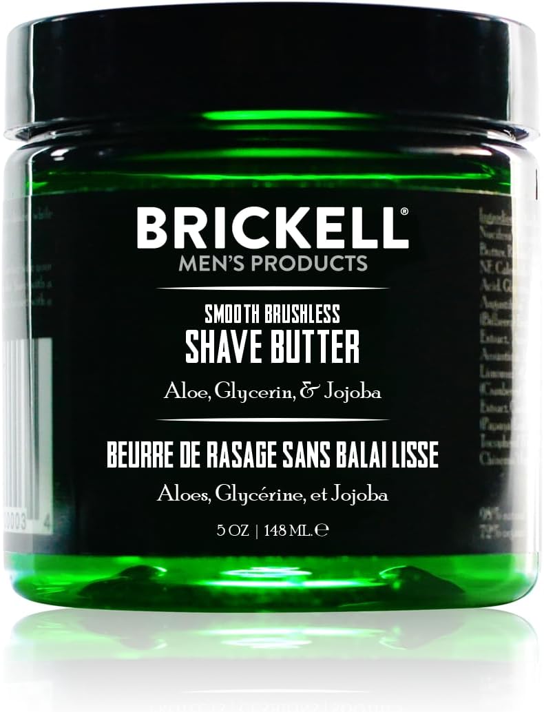 Amazon.com: Brickell Men's Smooth Brushless Shave Butter for Men ...