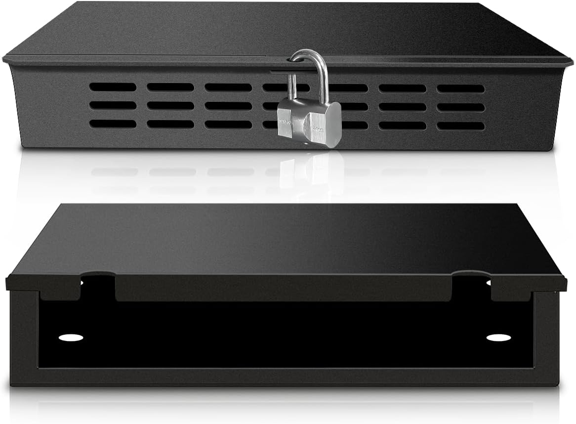 : (dvr Security Lockbox) Heavy Duty Steel " X 10.7" X 2. 