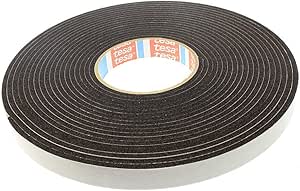 RedCat EPDM Rubber Durafoam Tape, Black, 18 mm x 4.8 mm x 15 Meter ...