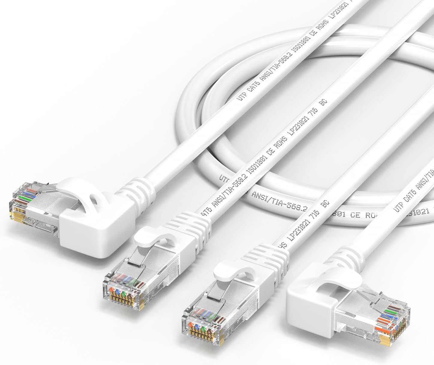 Amazon.com: Tripp Lite Cat6 Gigabit Molded Patch Cable (RJ45 Right ...