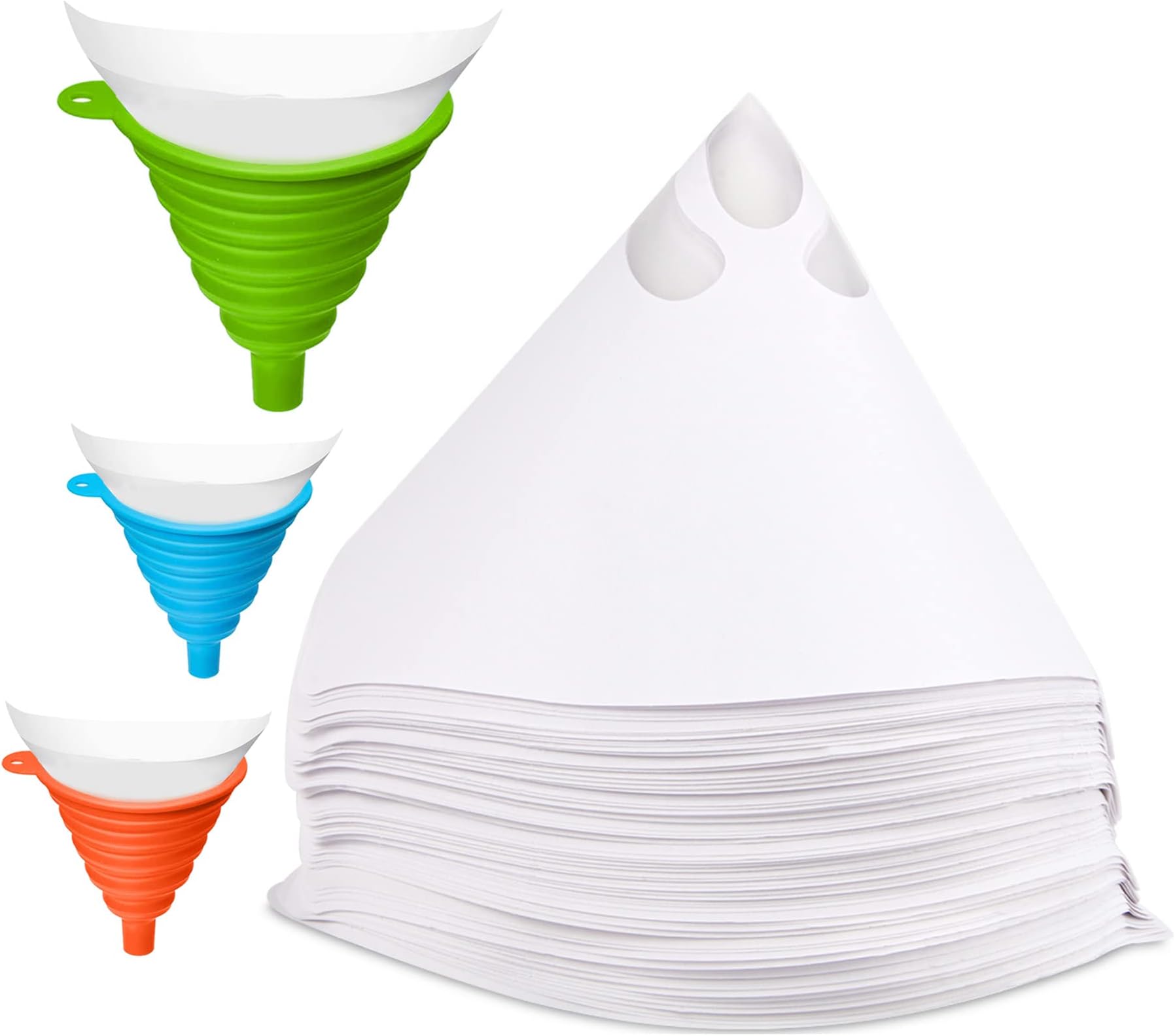 Amazon.com: Terberl 100 Pack 100 Micron Paint Strainers Paint Filter ...