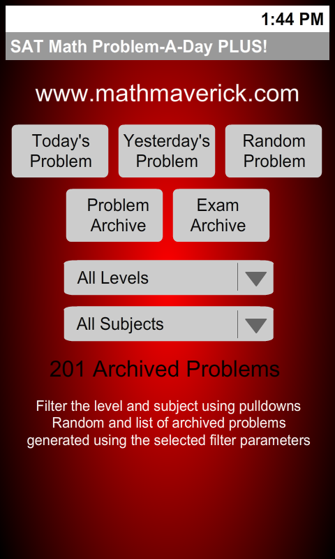 SAT Math Problem-a-Day PLUS! - App on Amazon Appstore