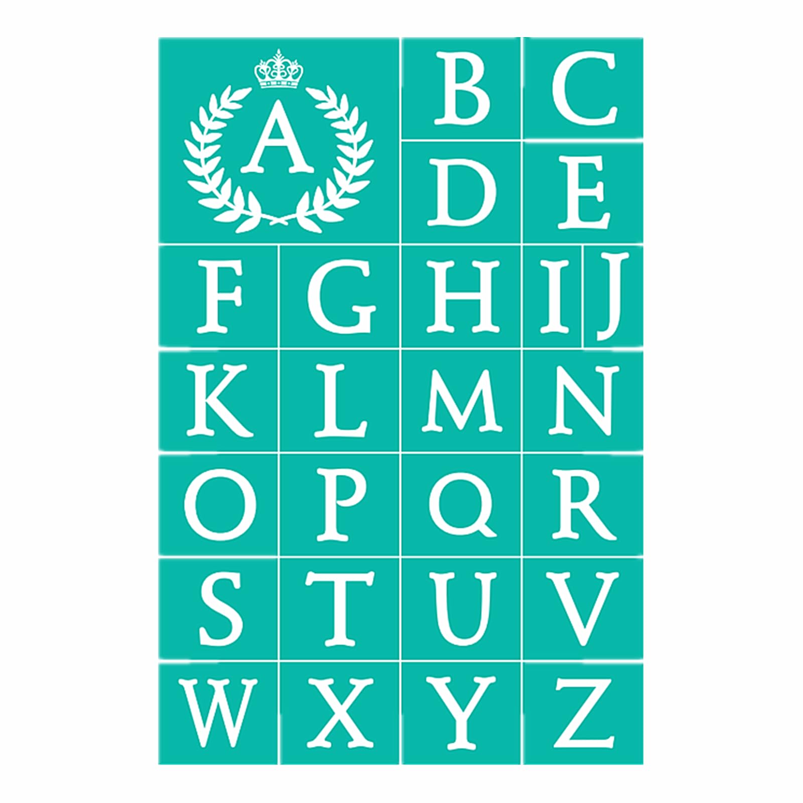 Amazon.com: JAJADO Self Adhesive Silk Screen Stencil Letters Stencils ...