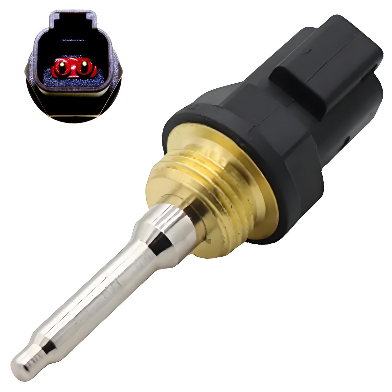 Amazon.com: WJPDXFENG Stainless Steel 2-pin Passive Temperature Sensor ...