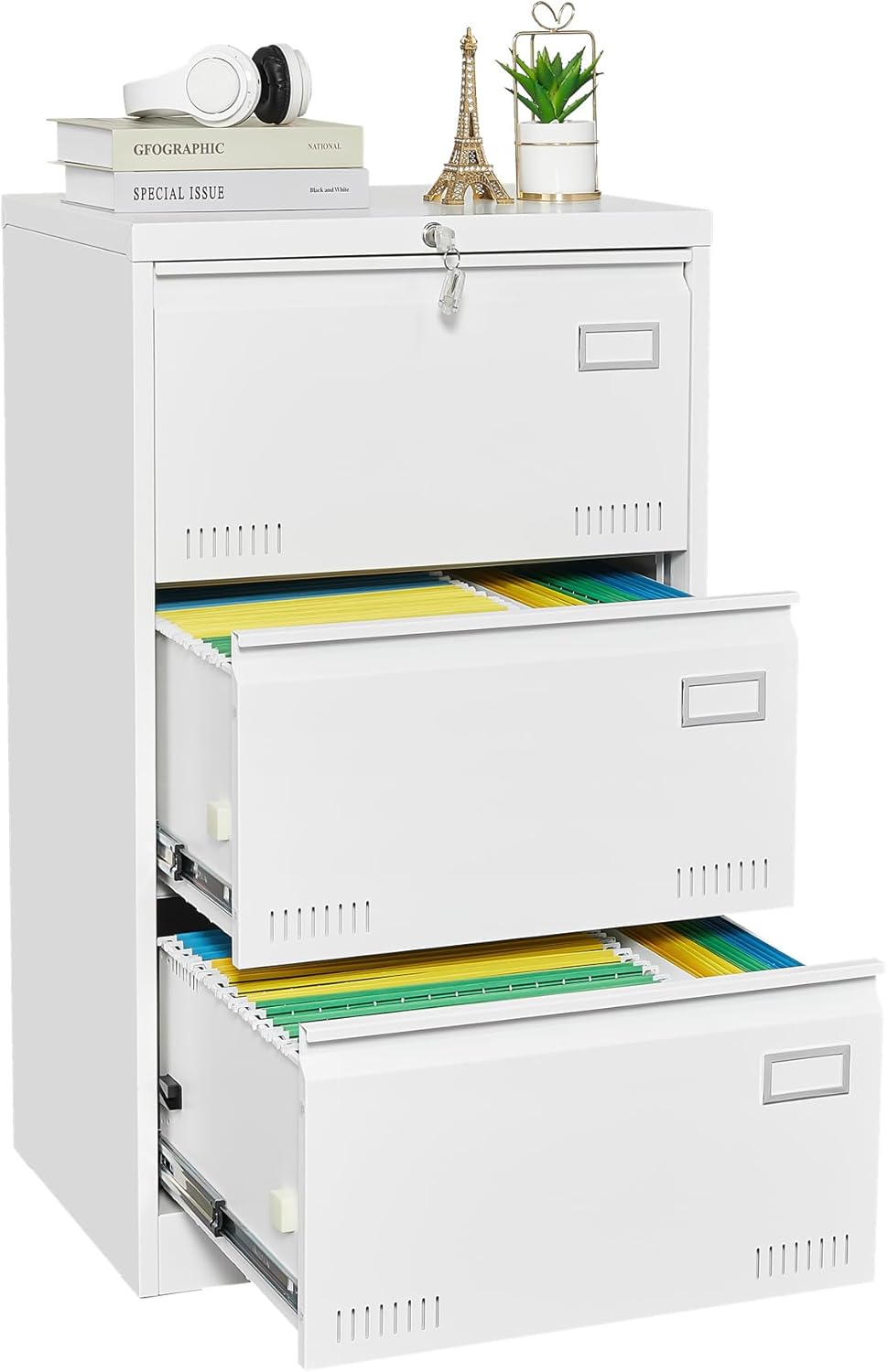 Amazon.com: Uneeruiqy File Cabinet, White : Office Products