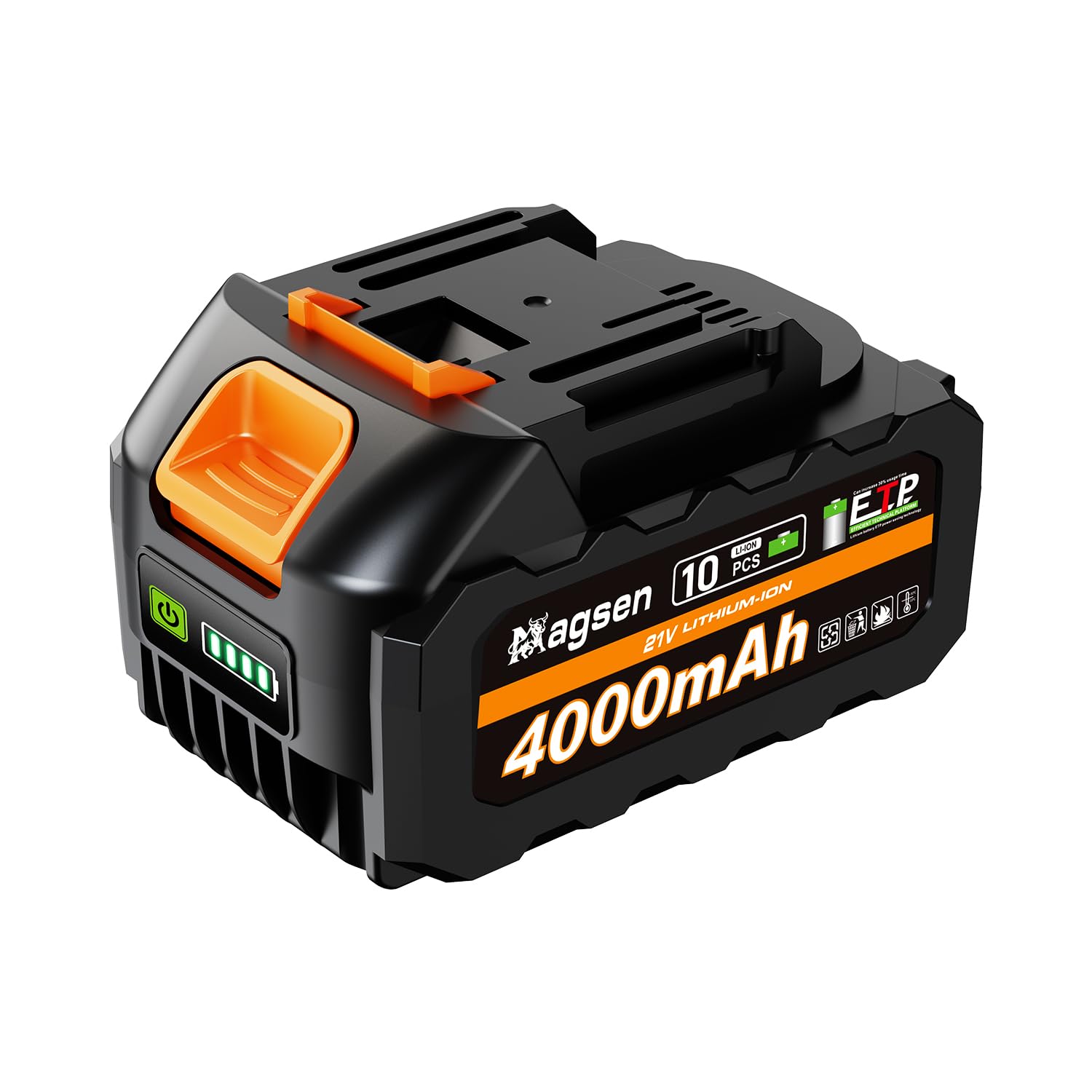 Snapklik.com : MAGSEN 4000 mAh 21V MAX Lithium Ion Battery