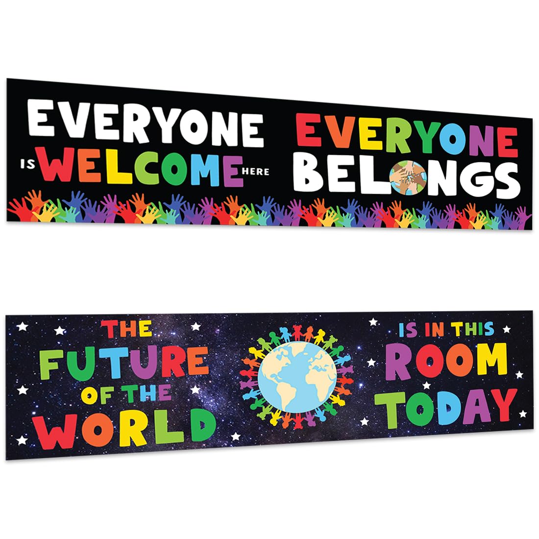 Amazon.com: Andaz Press 13"x48" Large Everyone Is Welcome Classroom ...