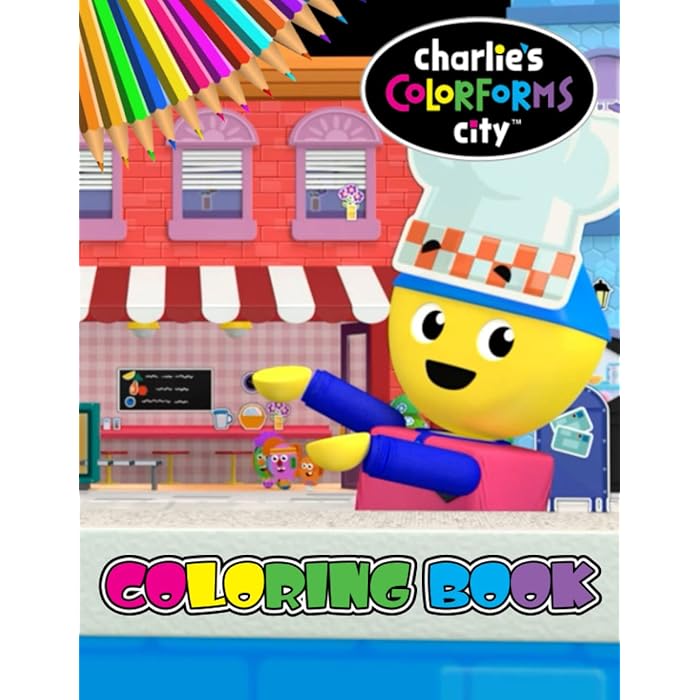 Buy Charlie's Colorforms City Coloring Book: Perfect Coloring Book For ...