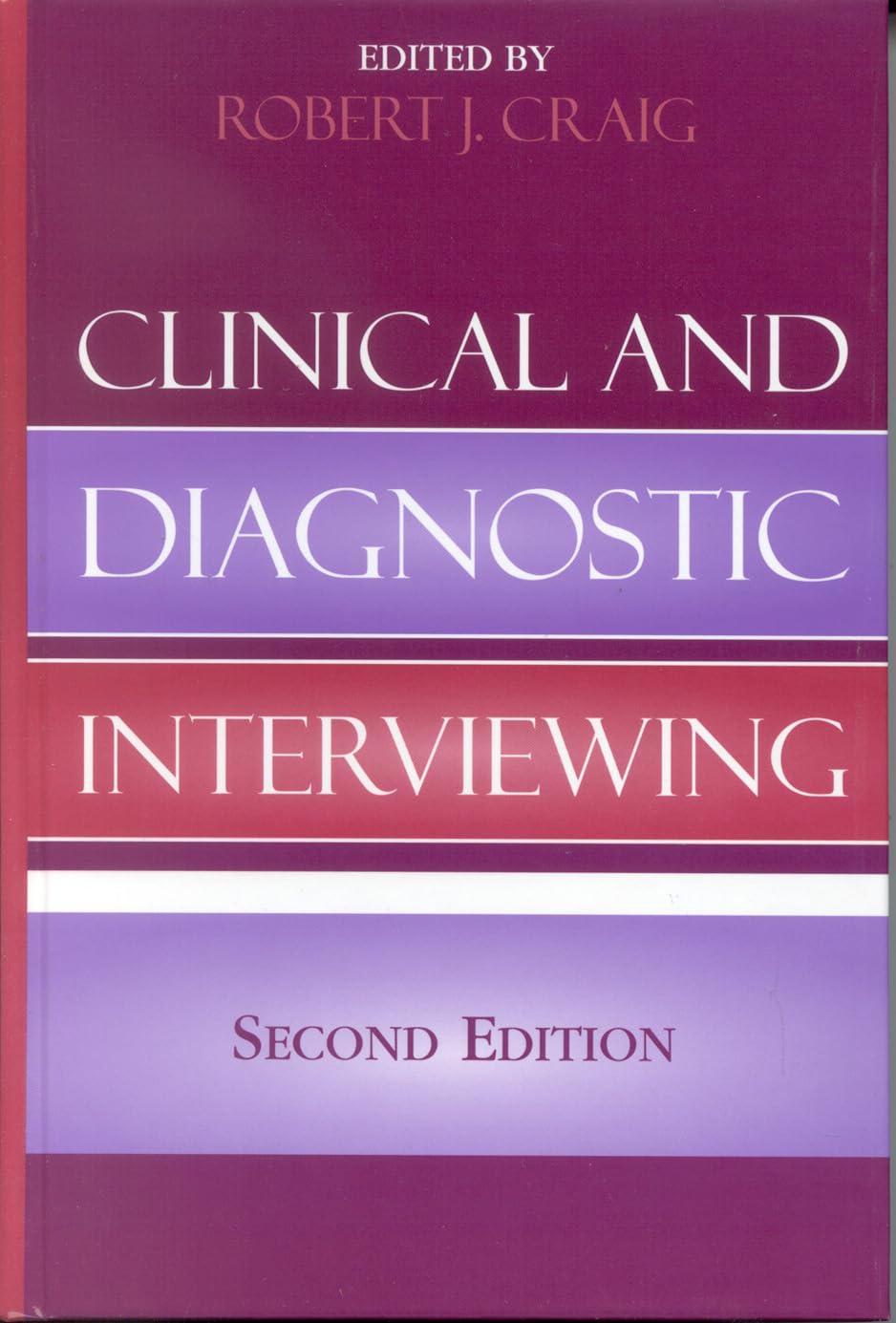 Amazon.com: Clinical and Diagnostic Interviewing: 9780765700032: Craig ...