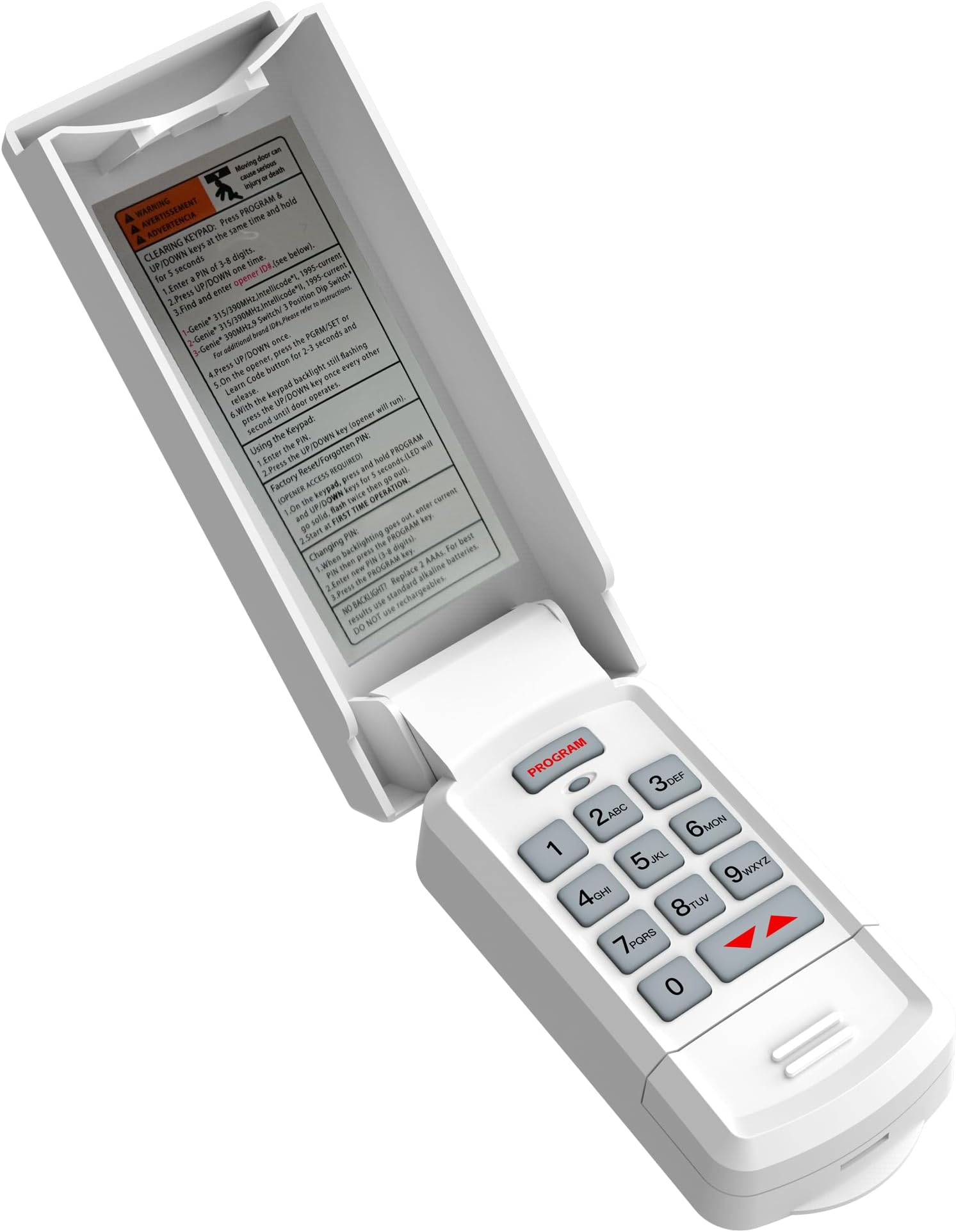 Amazon.com: GK-R Compatible with All Genie Intellicode Garage Door Openers,Wireless Keypad for ...