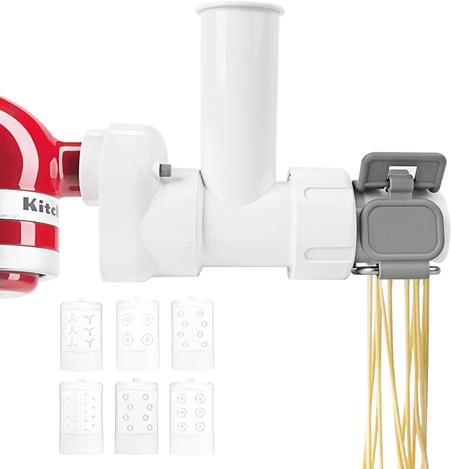 Amazon.com: Pasta Maker Attachment for KitchenAid Stand Mixers with 6 ...