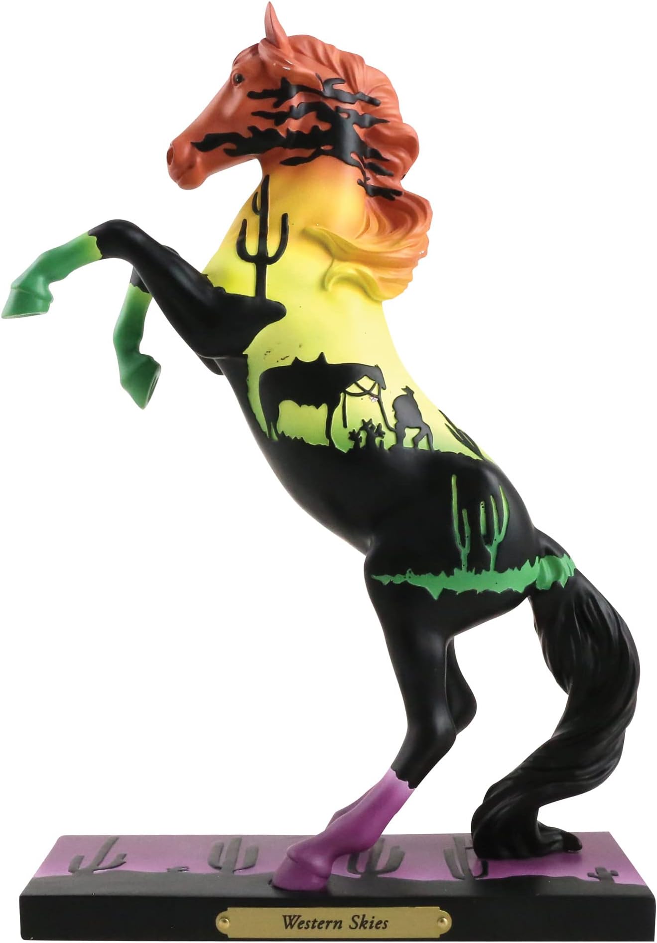 Amazon.com: Enesco Trail of Painted Ponies Homage to Bear Paw Figurine ...