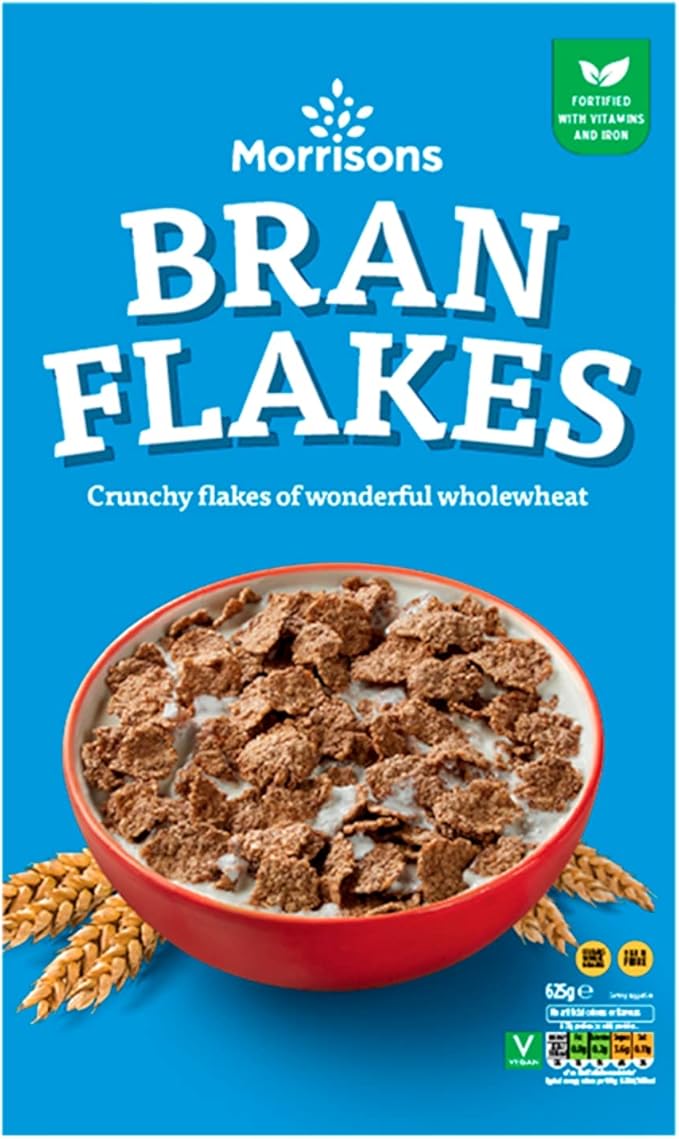 Morrisons Bran Flakes 625g : Amazon.co.uk: Grocery