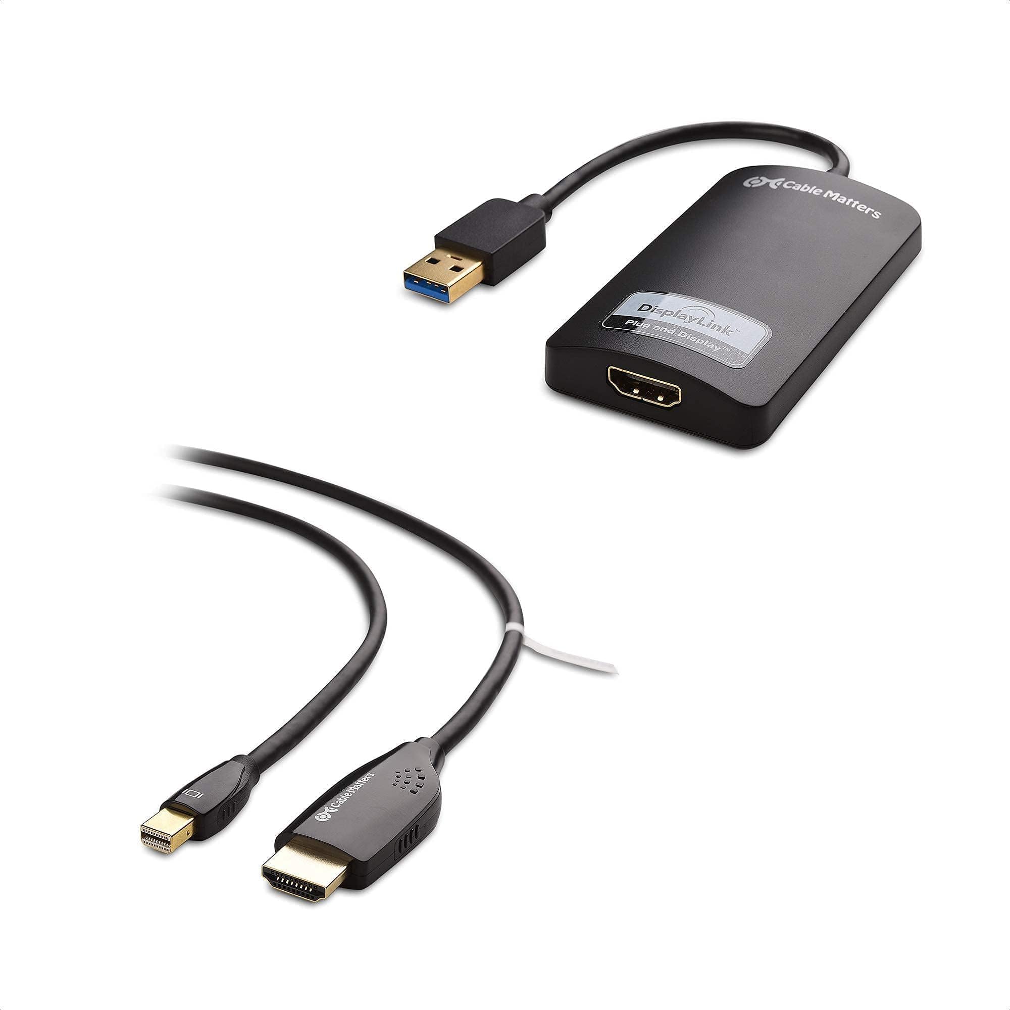 Amazon.com: Cable Matters SuperSpeed USB 3.0 to HDMI Adapter (USB to ...
