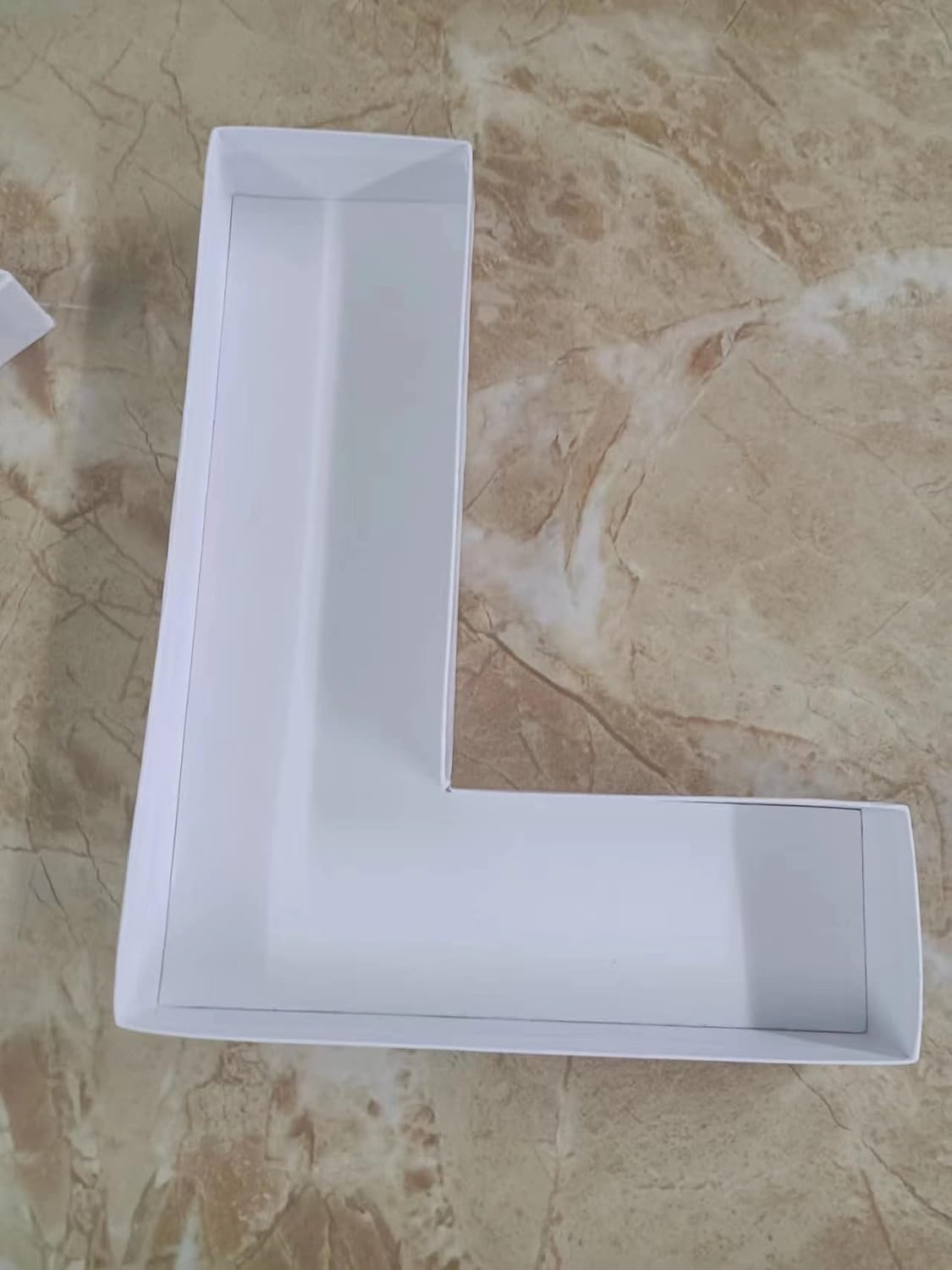 Amazon.com: 10" L Shaped Cardboard Letter Mache Chocolate Sweets Candy ...