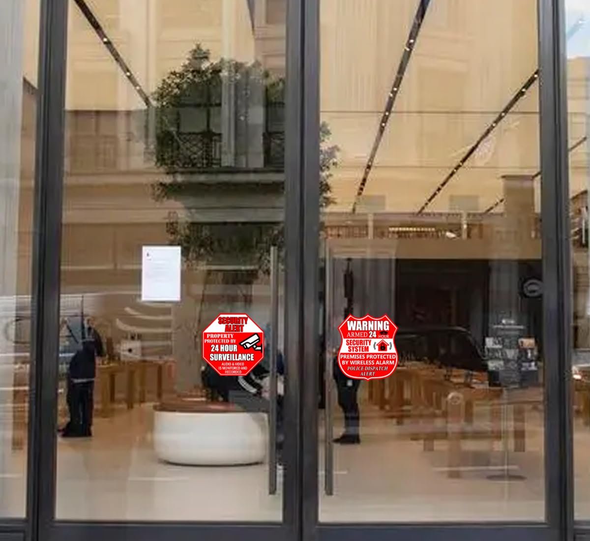 Security Camera Alarm Waterproof Vinyl Stickers 2 3/4 x 3 Inch – Video ...