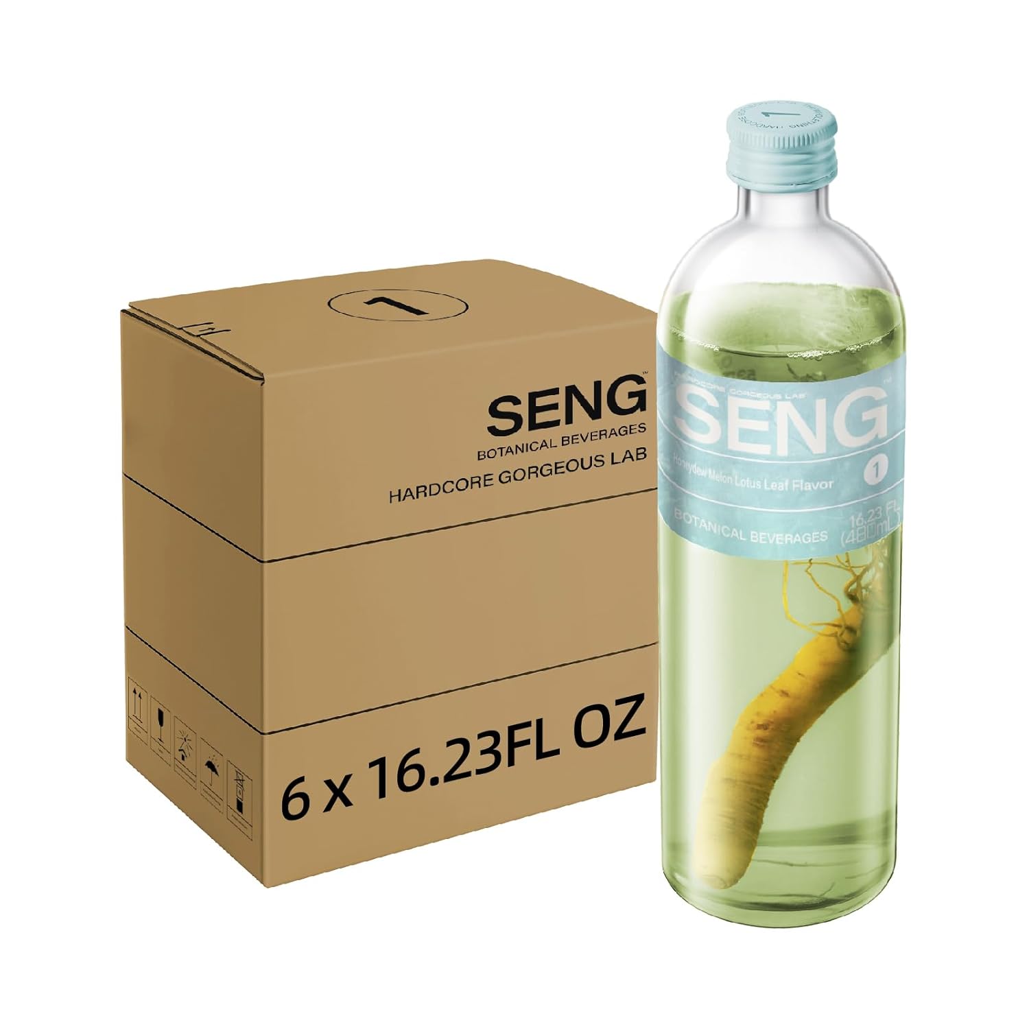 Amazon.com : [6 Pack]Hardcore Gorgeous Lab SENG Ginseng Drink, Melon ...