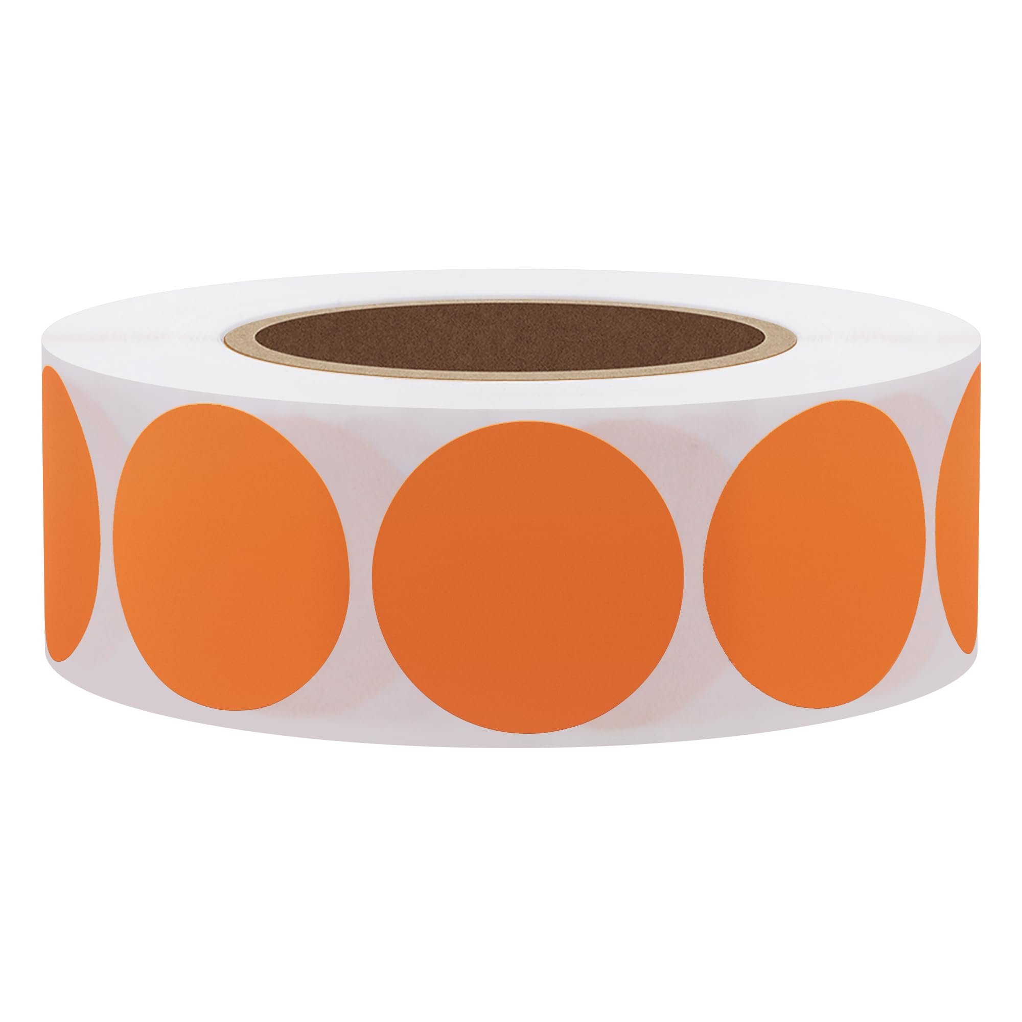 Snapklik.com : Hybsk Color Coding Dot Labels 1" Round Natural Paper ...