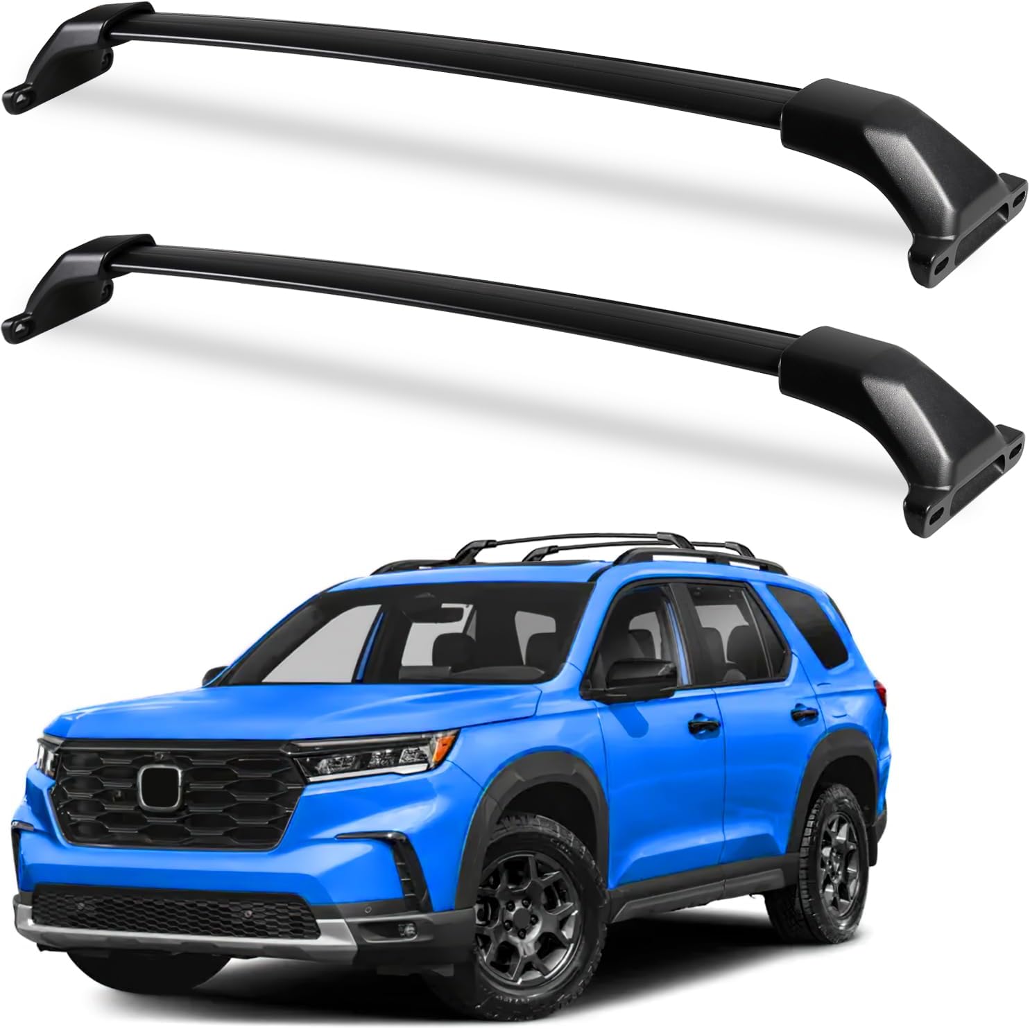 Amazon.com: KINGGERI 220lbs Roof Rack Cross Bars Compatible with Honda ...