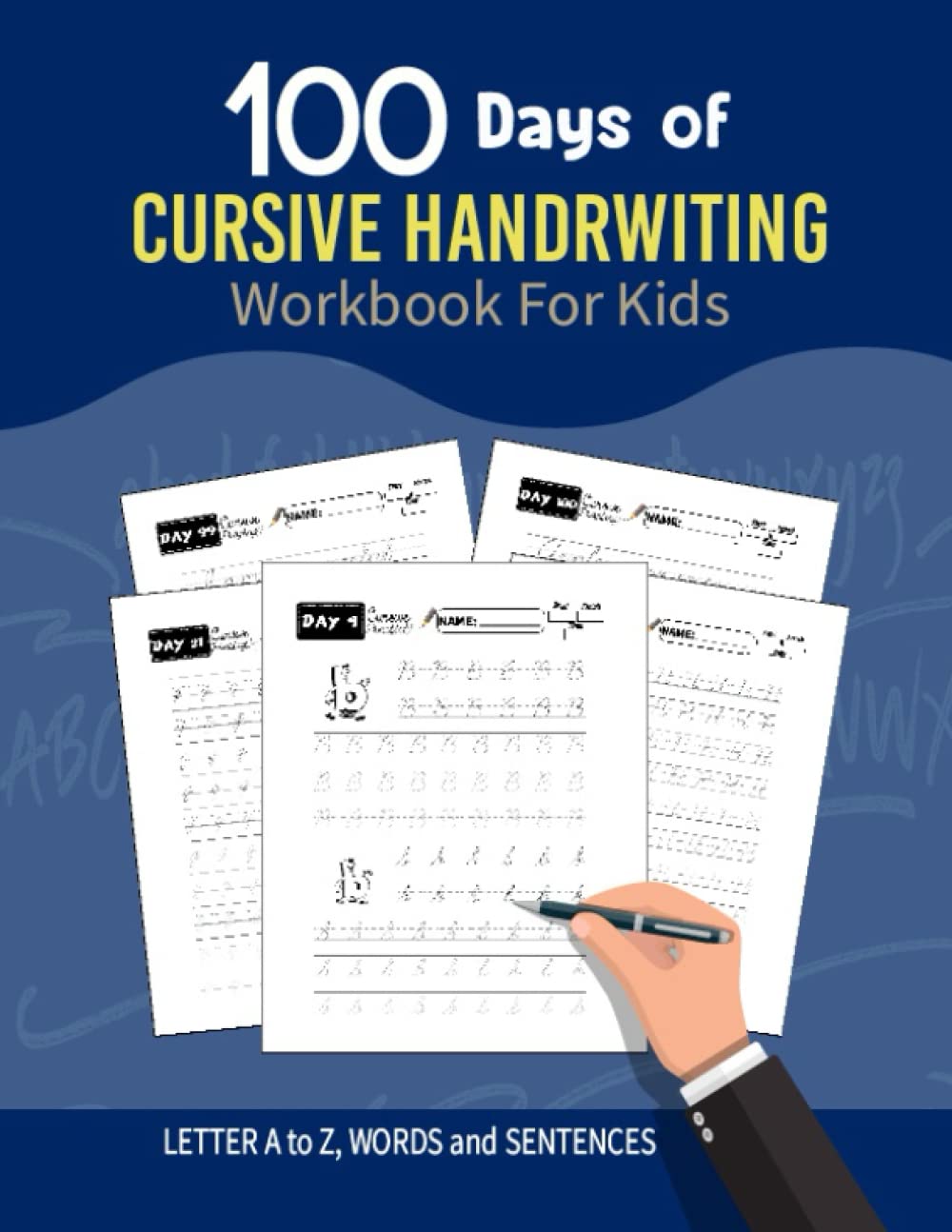 100 Days Of Cursive Handwriting Workbook For Kids 100 Days | Desertcart Morocco