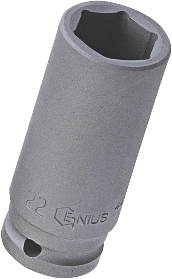 Amazon.com: Genius Tools 447839 1/2" Dr. 39mm Cr-Mo Deep Impact Socket ...