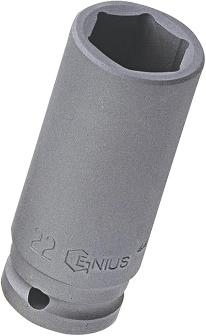 Amazon.com: Genius Tools 447839 1/2" Dr. 39mm Cr-Mo Deep Impact Socket ...