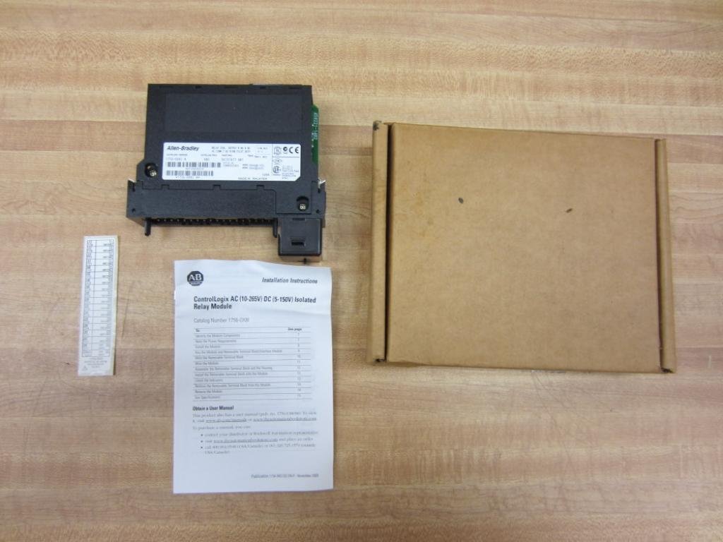 Allen Bradley 1756-OX8I Relay Output Module: Amazon.com: Industrial ...