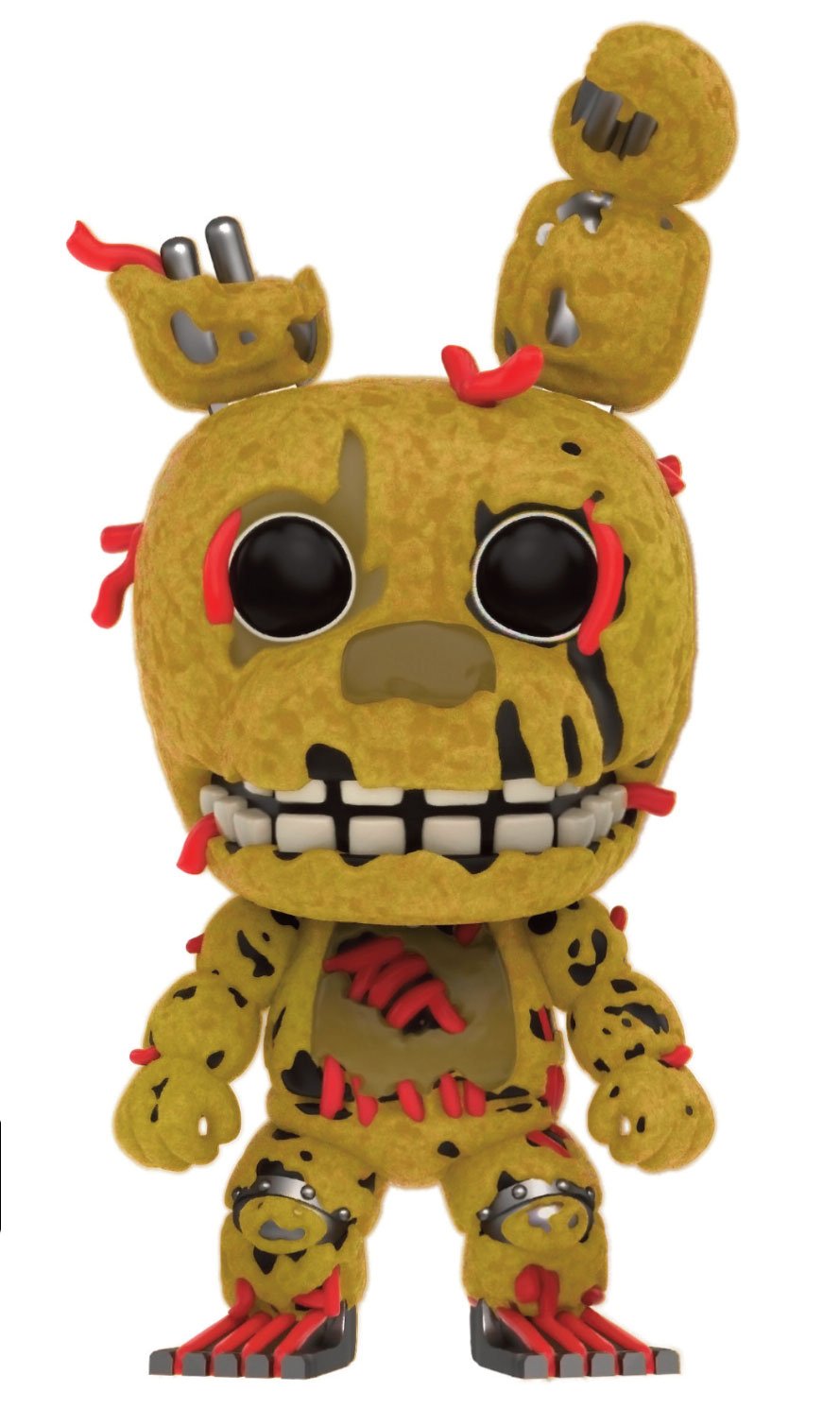 Buy Funko Pop! Games FNAF Flocked Springtrap Gamestop Exclusive Five ...