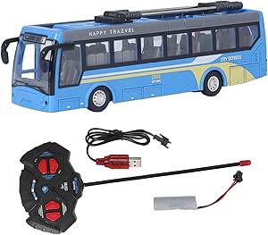 Amazon.com: Ozgkee Remote Control Bus Toy, High Simulation All ...