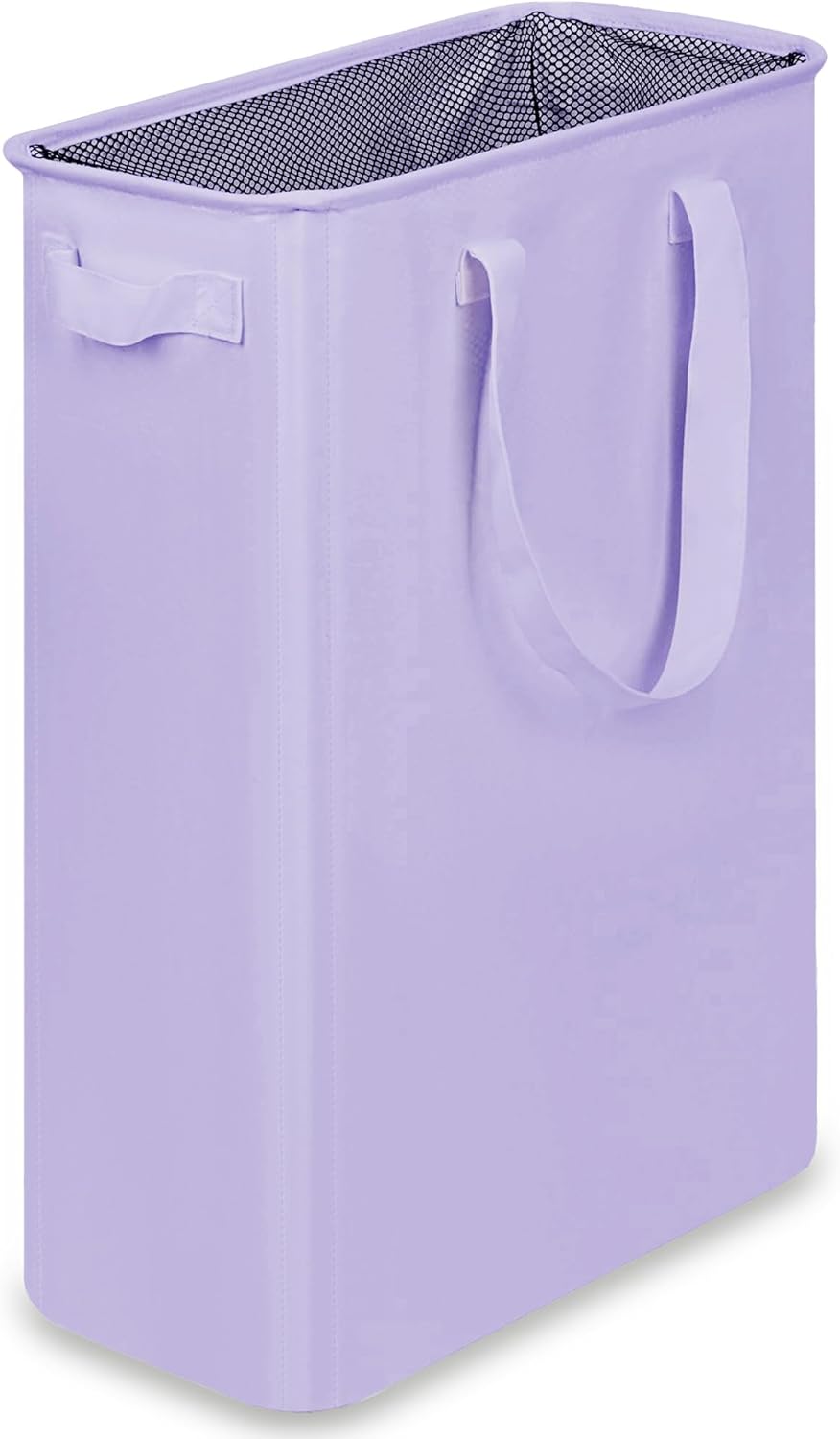 Amazon.com: efluky Slim Laundry Basket, Narrow Laundry Hamper with Handles, Collapsible Dirty ...